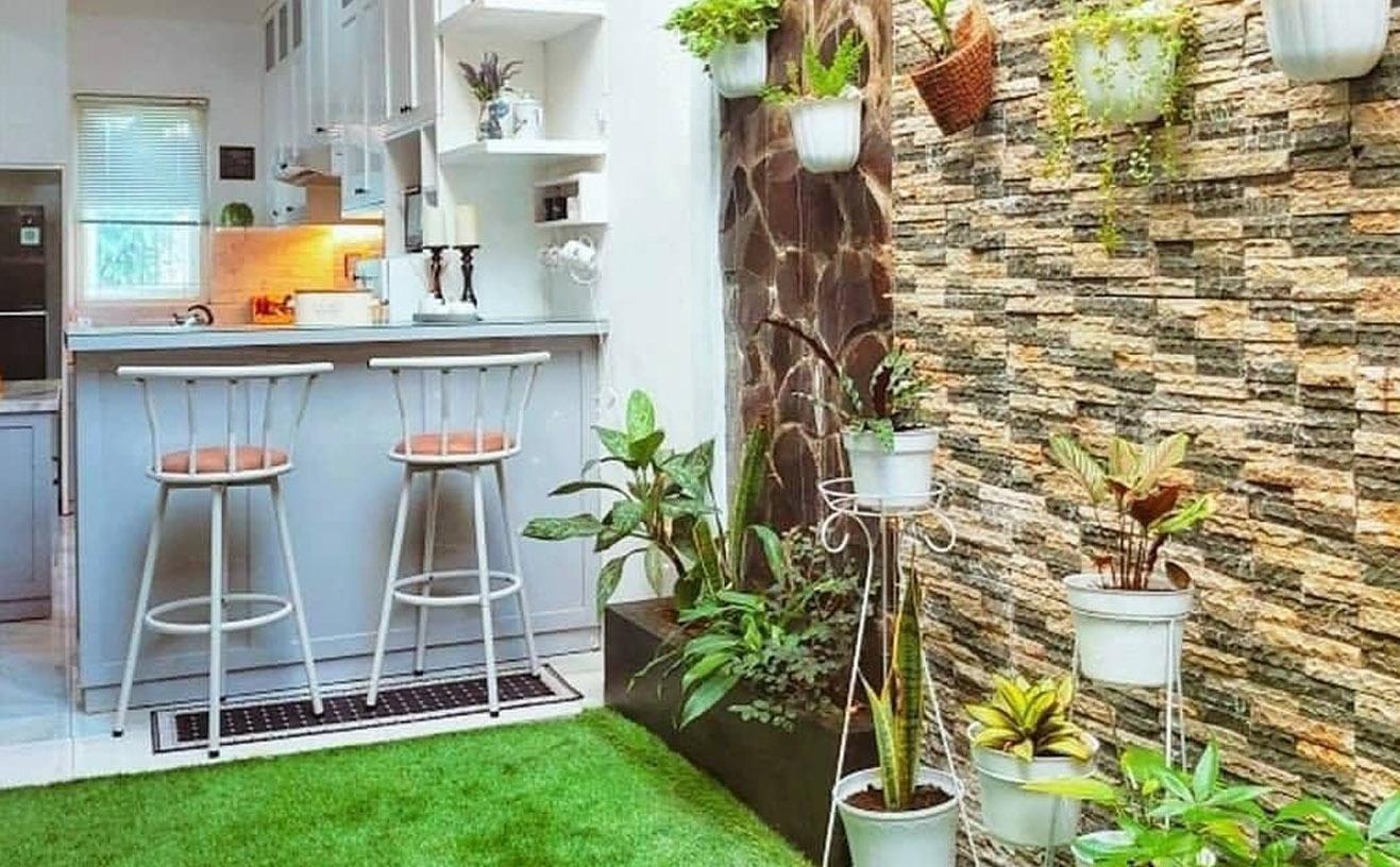7 Desain Taman Dalam Rumah Dekat Dapur Di Lahan Terbatas